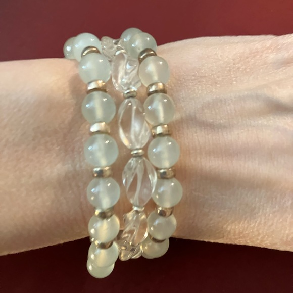Jewelry | Beautiful Vintage Three Strand Pin Closure Bracelet | Poshmark